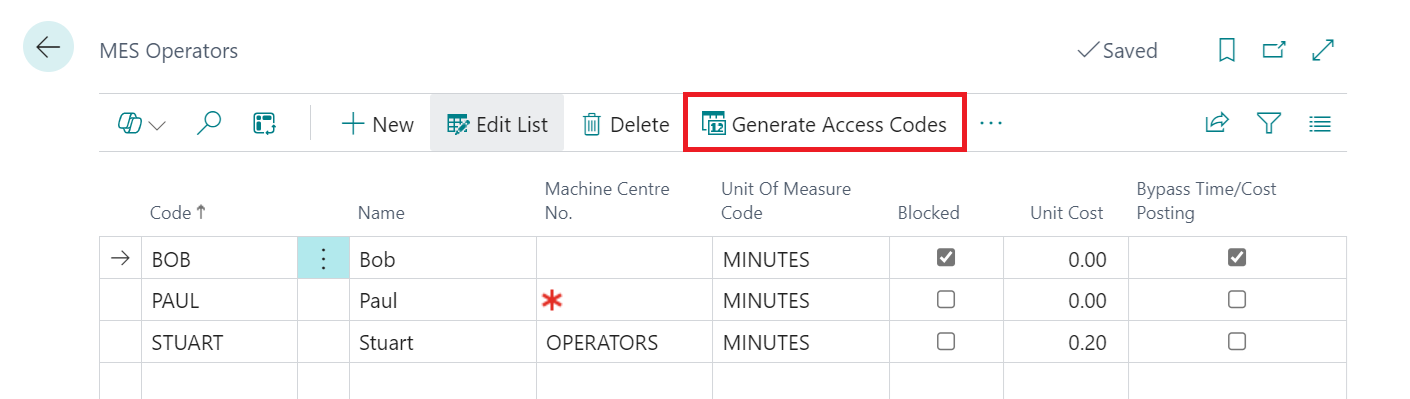 Clever Dynamics - MES Operators
